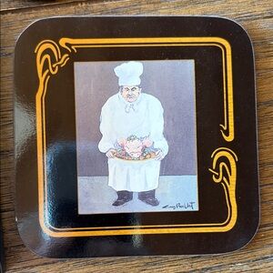 Guy Buffet | Dining | Htf Vintage Set Of 6 Guy Buffet Coasters Les ...
